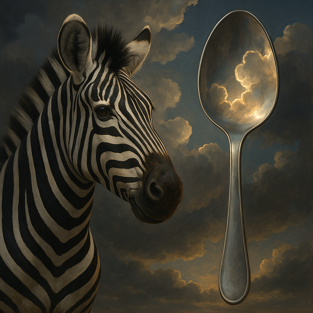 Living As A Zebra – Zebra Seeking Spoons